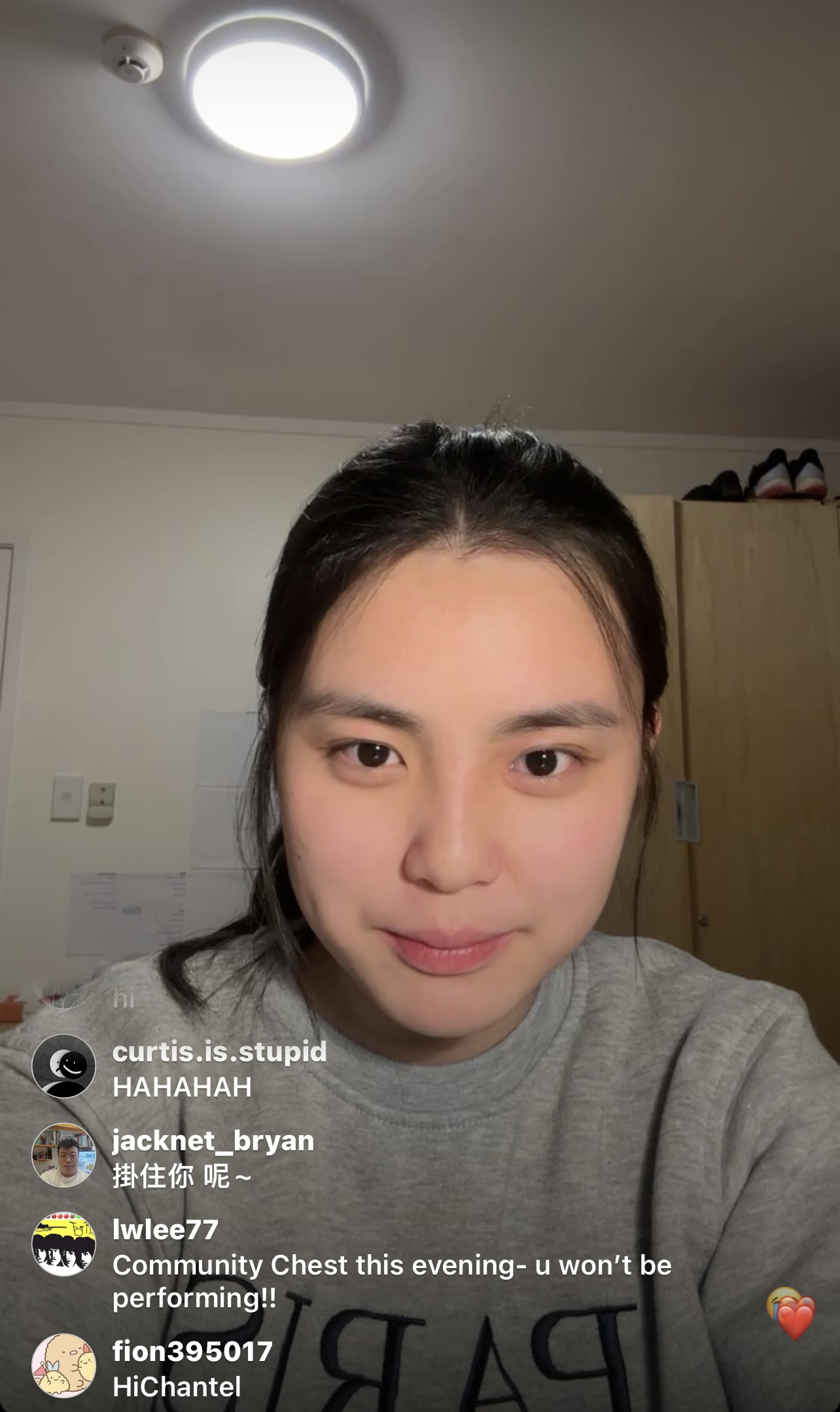 Chantel入冬後第一次開Live - 娛樂台 - 香港高登討論區