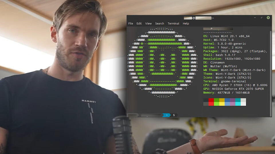 過億訂閱youtuber PewDiePie收咗Mr.A幾多錢叫人裝Linux? - 時事台 - 香港高登討論區